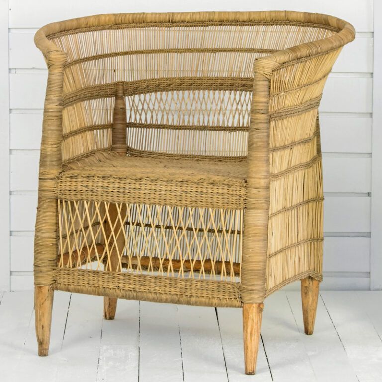 Traditional 1 Seater Malawi Chair | Handmade in Malawi